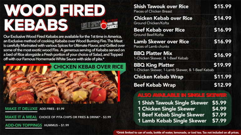 Menu – Halal Street Food